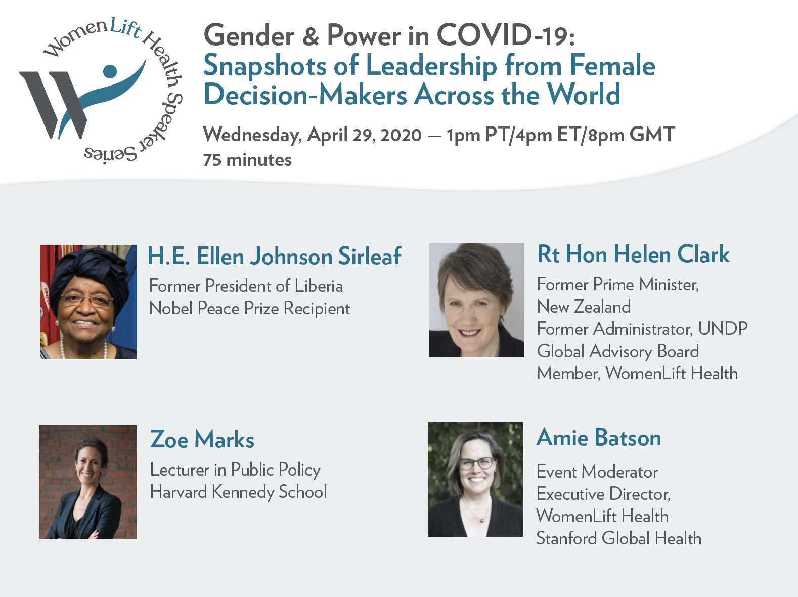 Gender & Power in COVID-19: Snapshots of Leadership from Female ...
